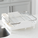 Large Expanding Dish Rack - White