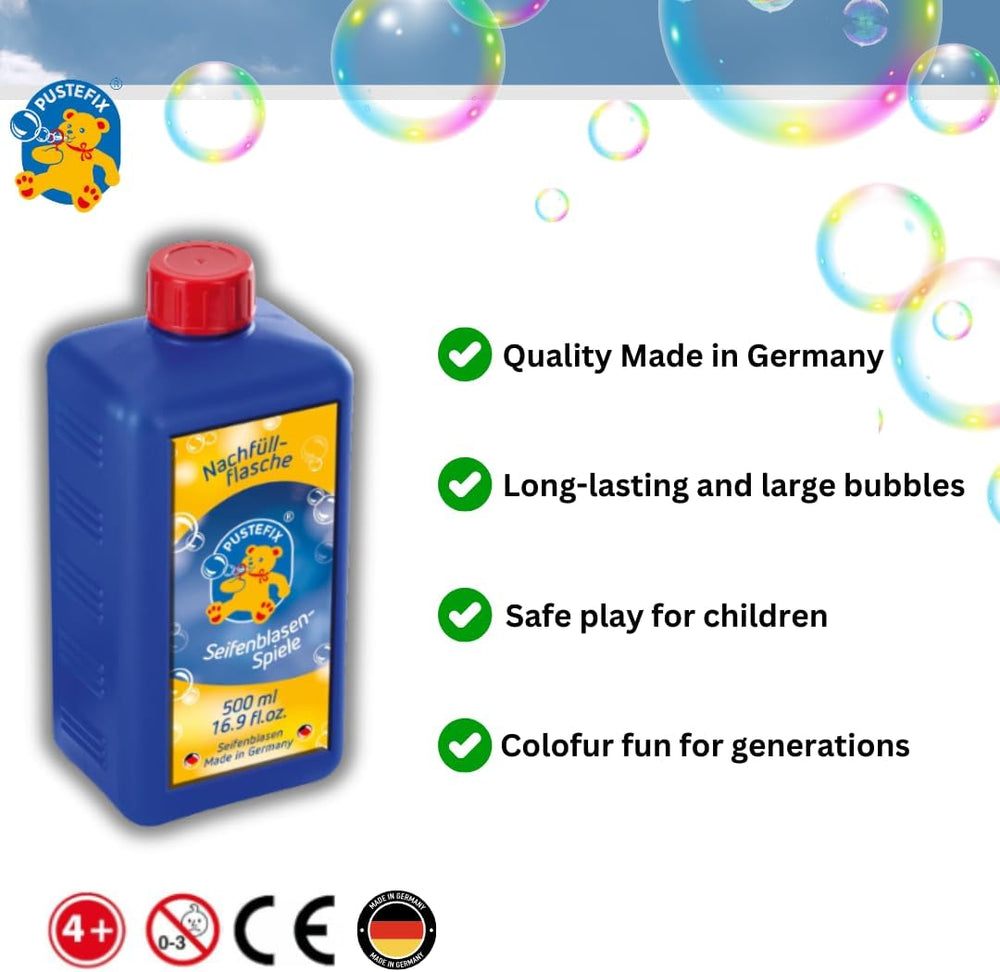 Pustefix Bubble Blowing Solution – 17oz. – Refill
