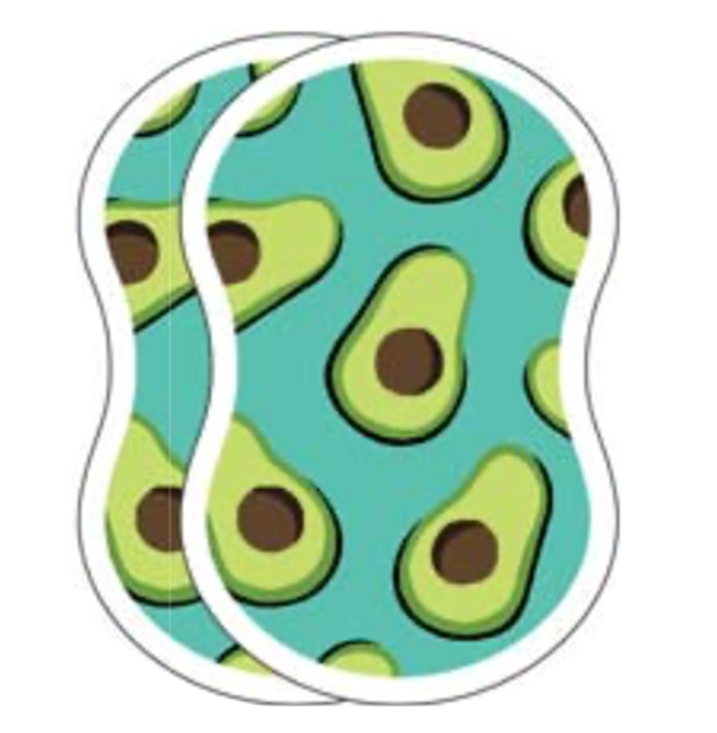 Ritz Toss Pop Up Sponges – Avocado – 2 Pack