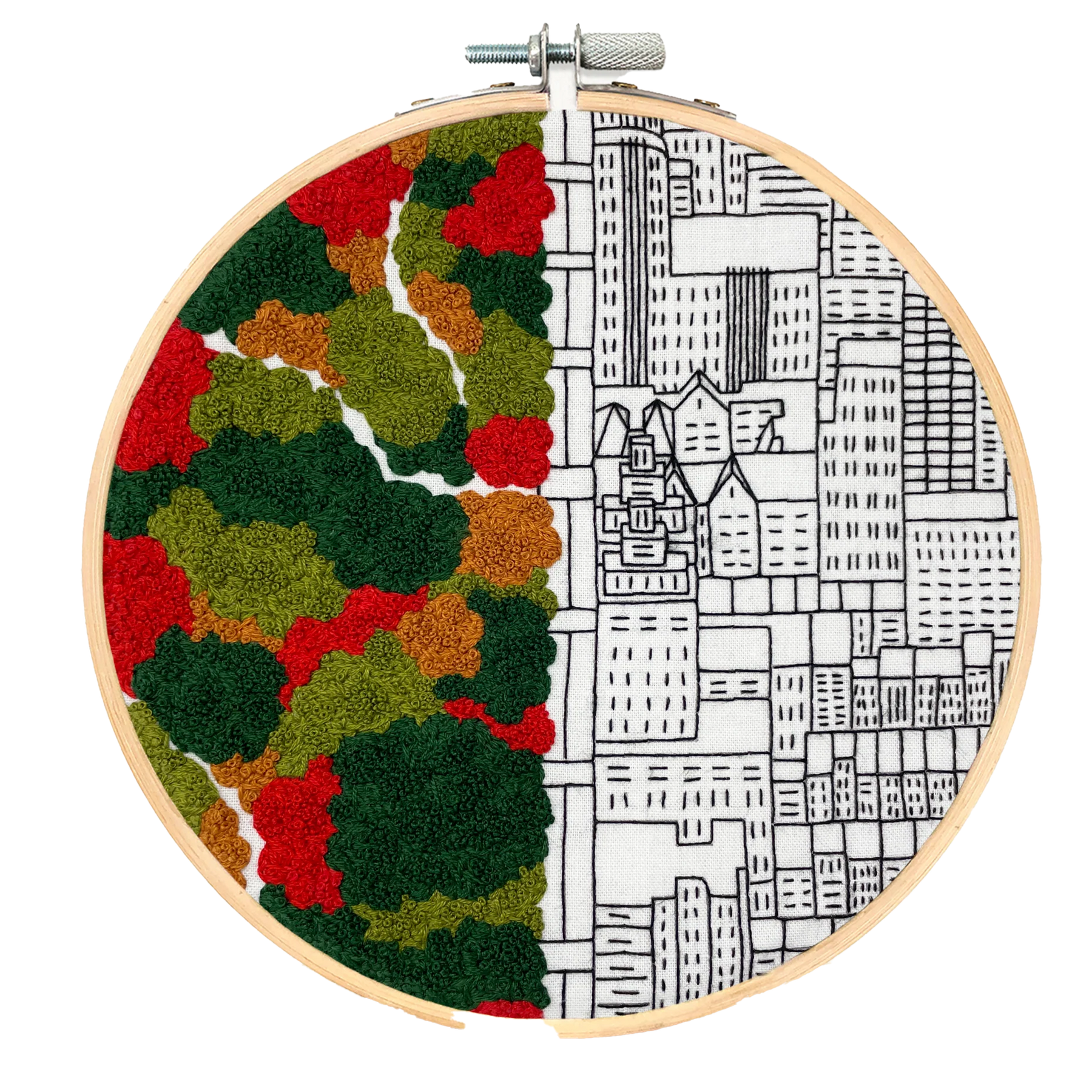 Embroidery & Sage – Autumn In NY - Embroidery Kit – S. Feldman Housewares