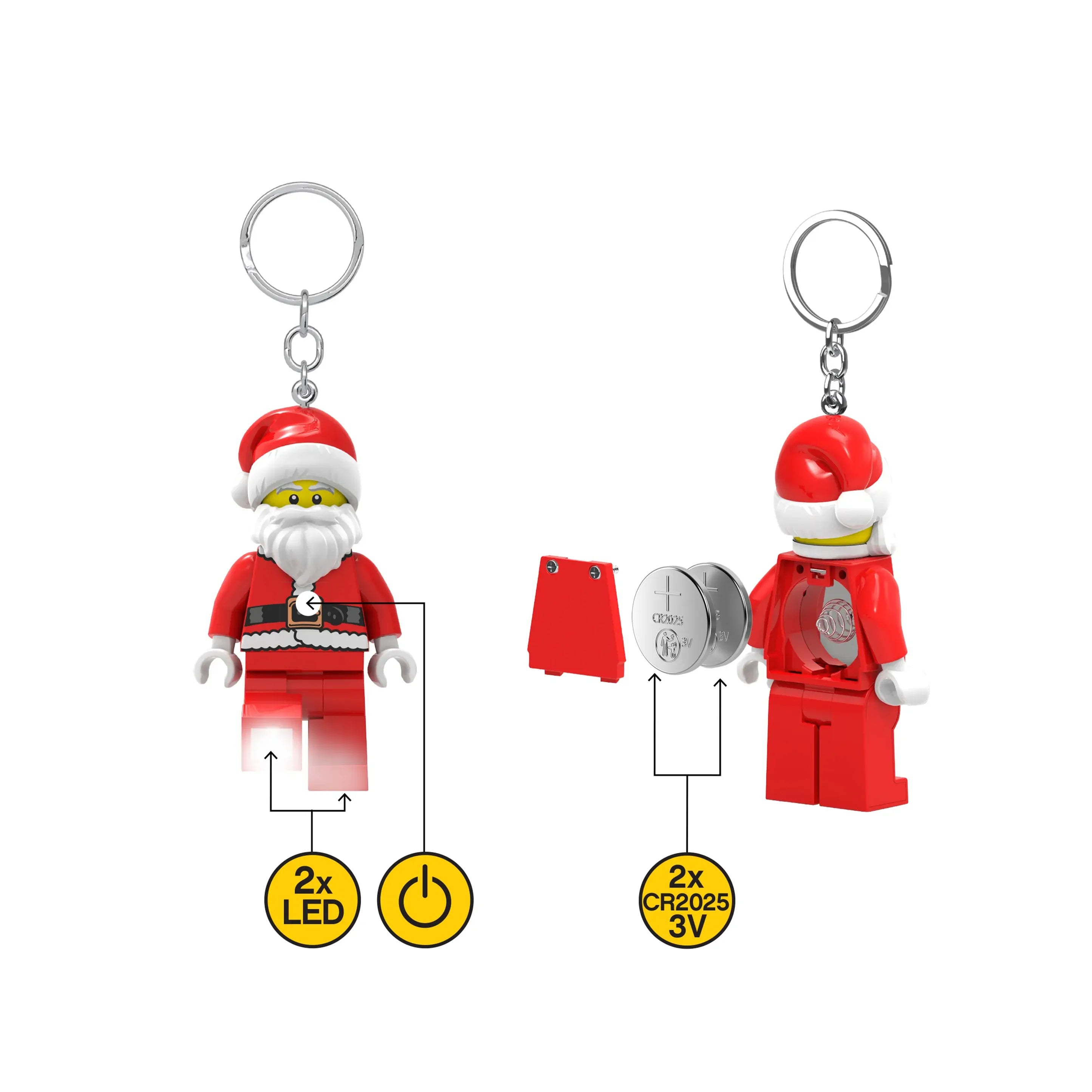 LEGO Minifigures Keychain Light - Santa – S. Feldman Housewares
