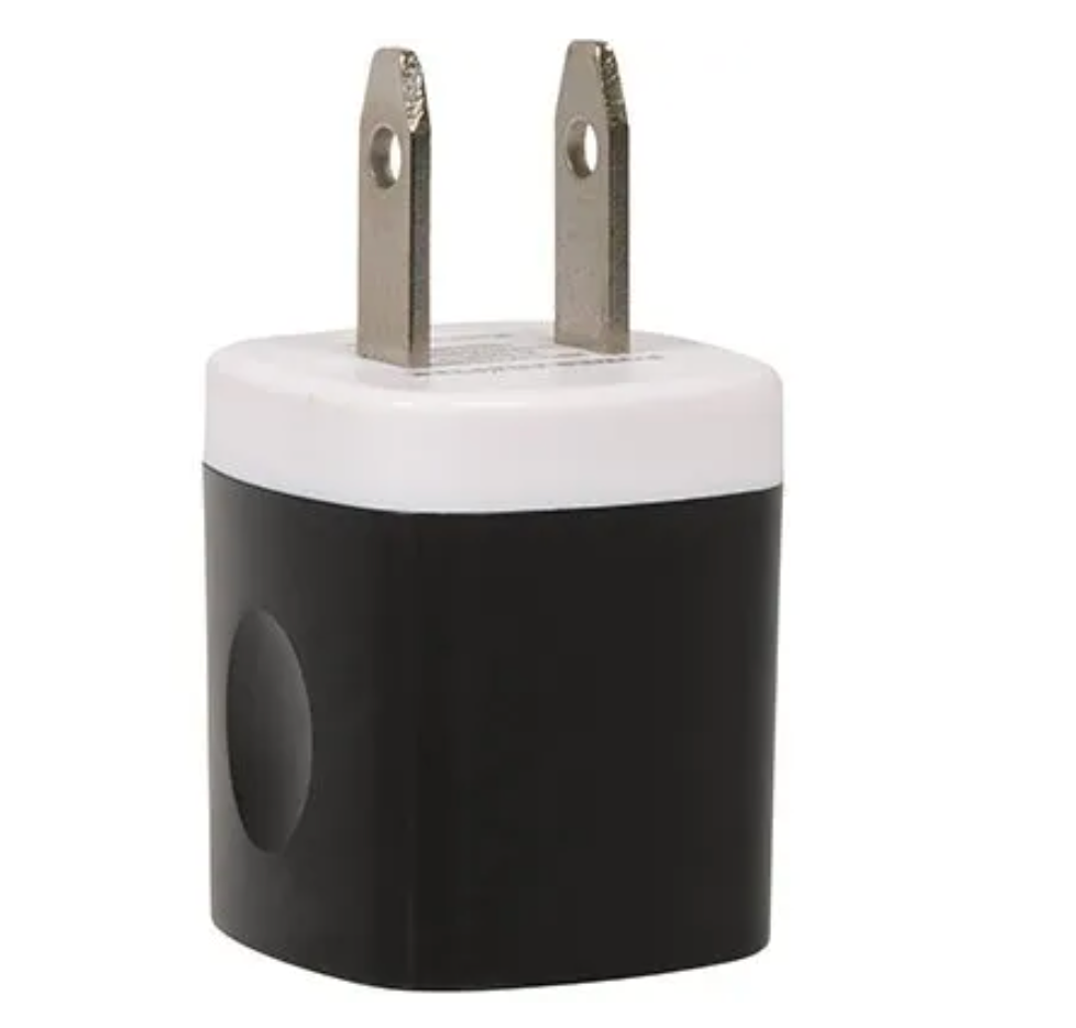 USB Single Wall Outlet Adapter – Assorted Colors