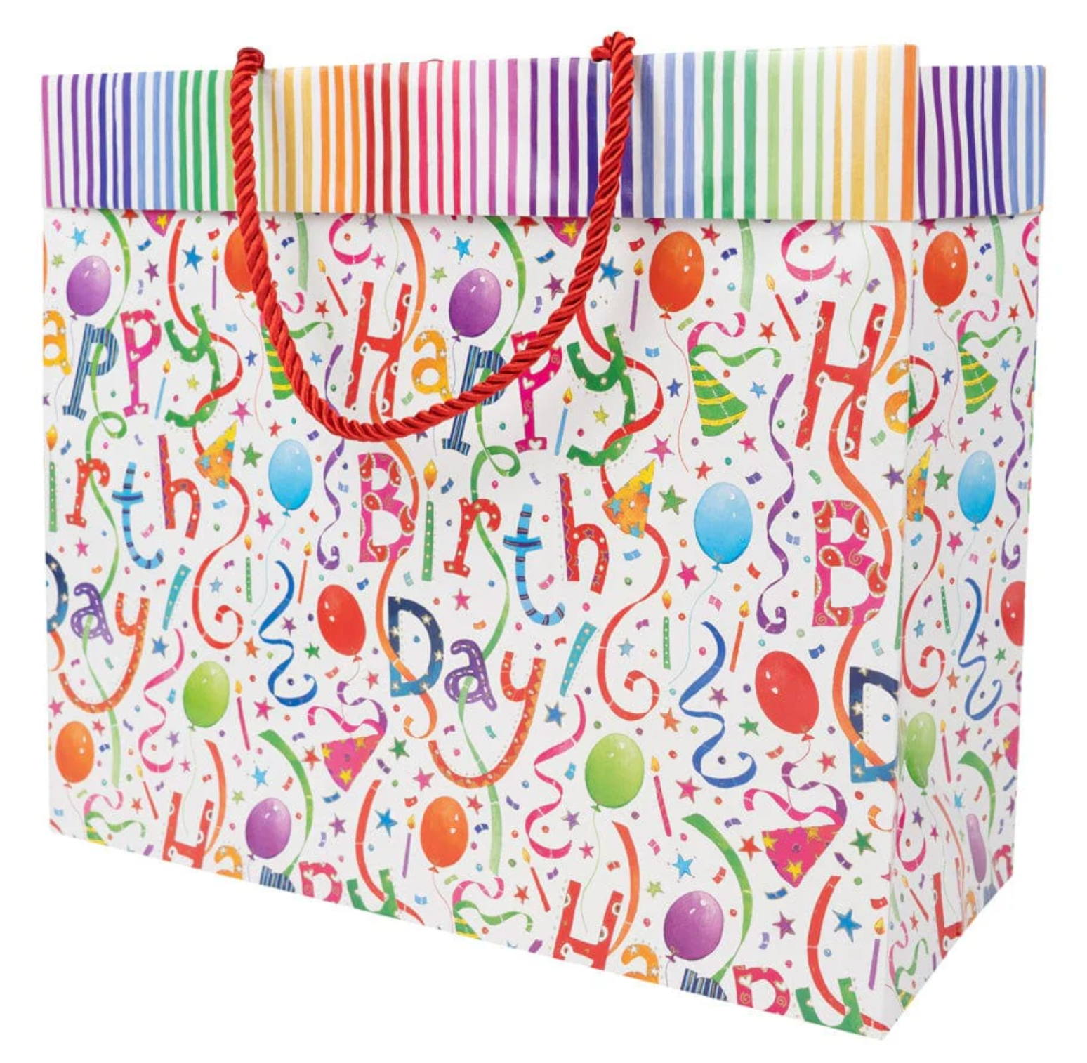Caspari Happy Birthday Large Gift Bag – S. Feldman Housewares