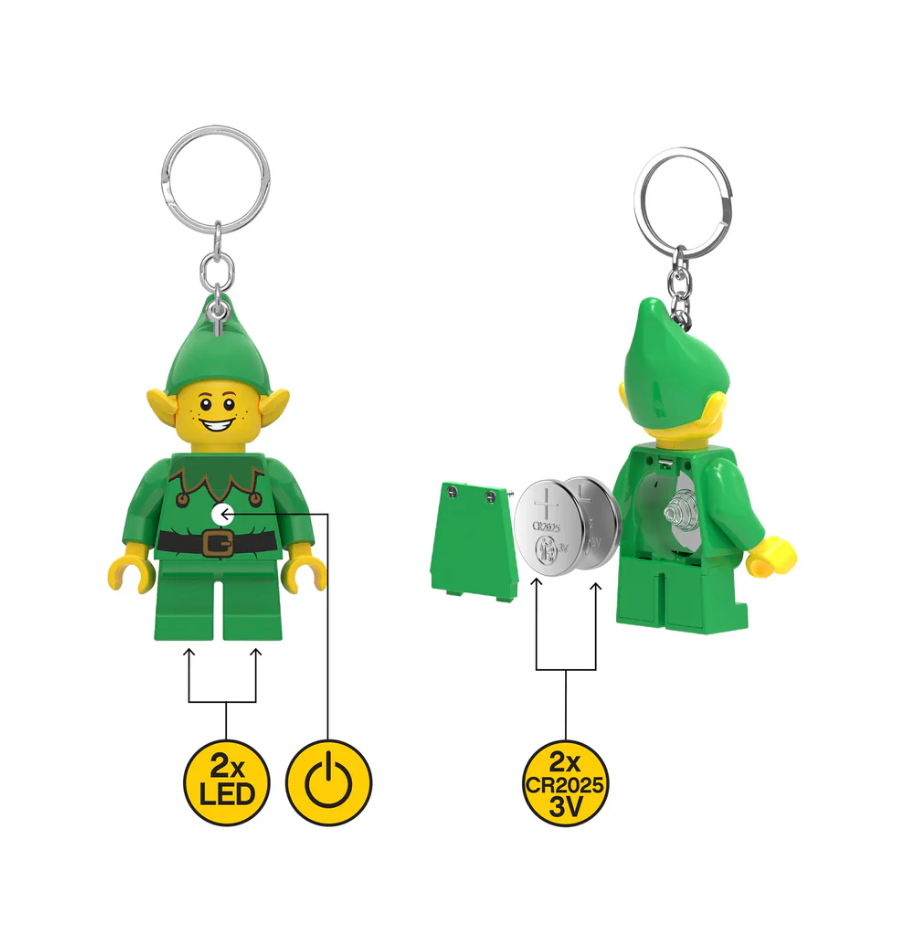 LEGO Minifigures Keychain Light - Holiday Elf