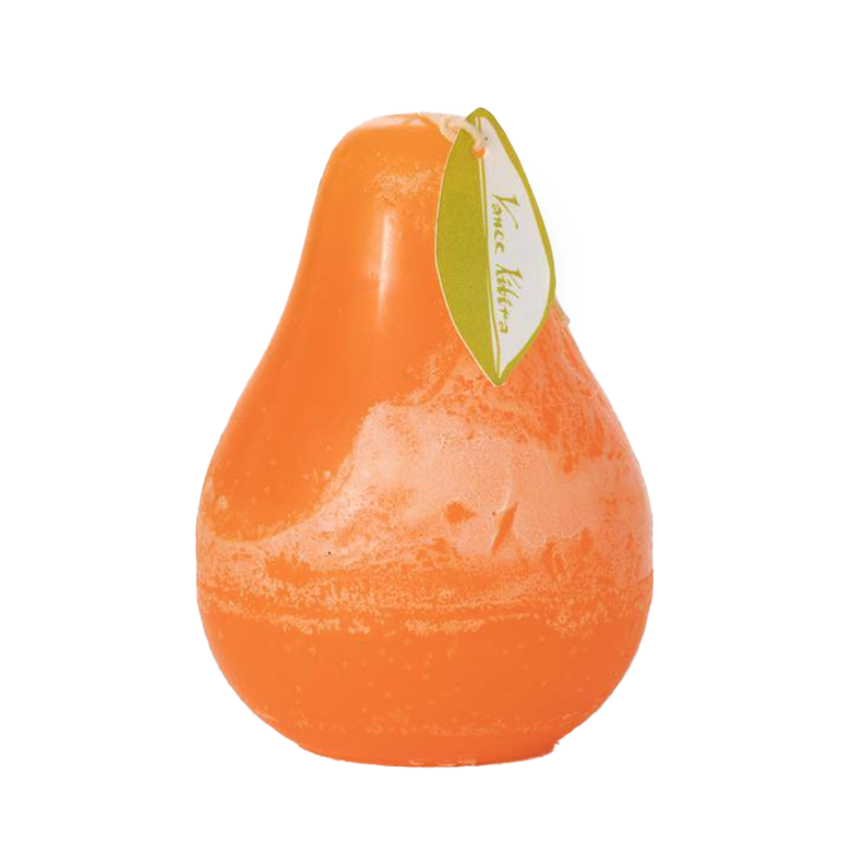 Vance Kitira Timber Pear Candle – Tangerine – 4.5" – S. Feldman Housewares