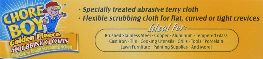 Chore Boy Golden Fleece Scrubbing Cloth – Box of 2 – S. Feldman Housewares