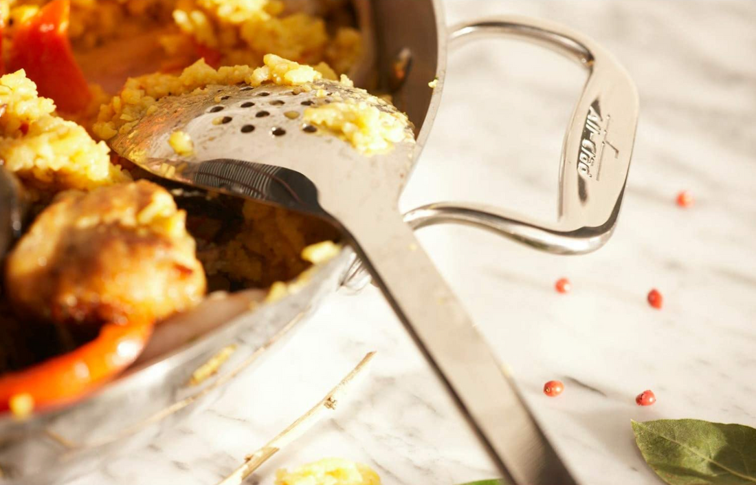 All-Clad Stainless Steel All-Clad T101 Stainless Steel Slotted Spoon K