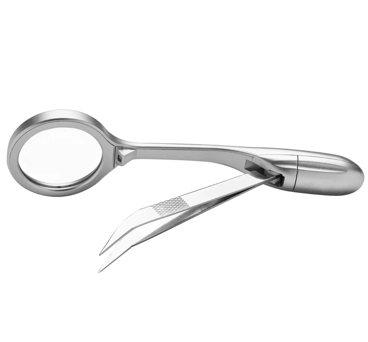 Lighted LED Tweezers with Magnifying Lens