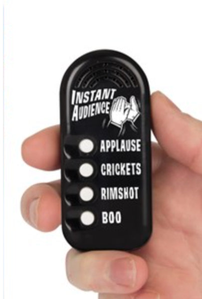 Archie McPhee Instant Audience Applause and Boos Sound Machine